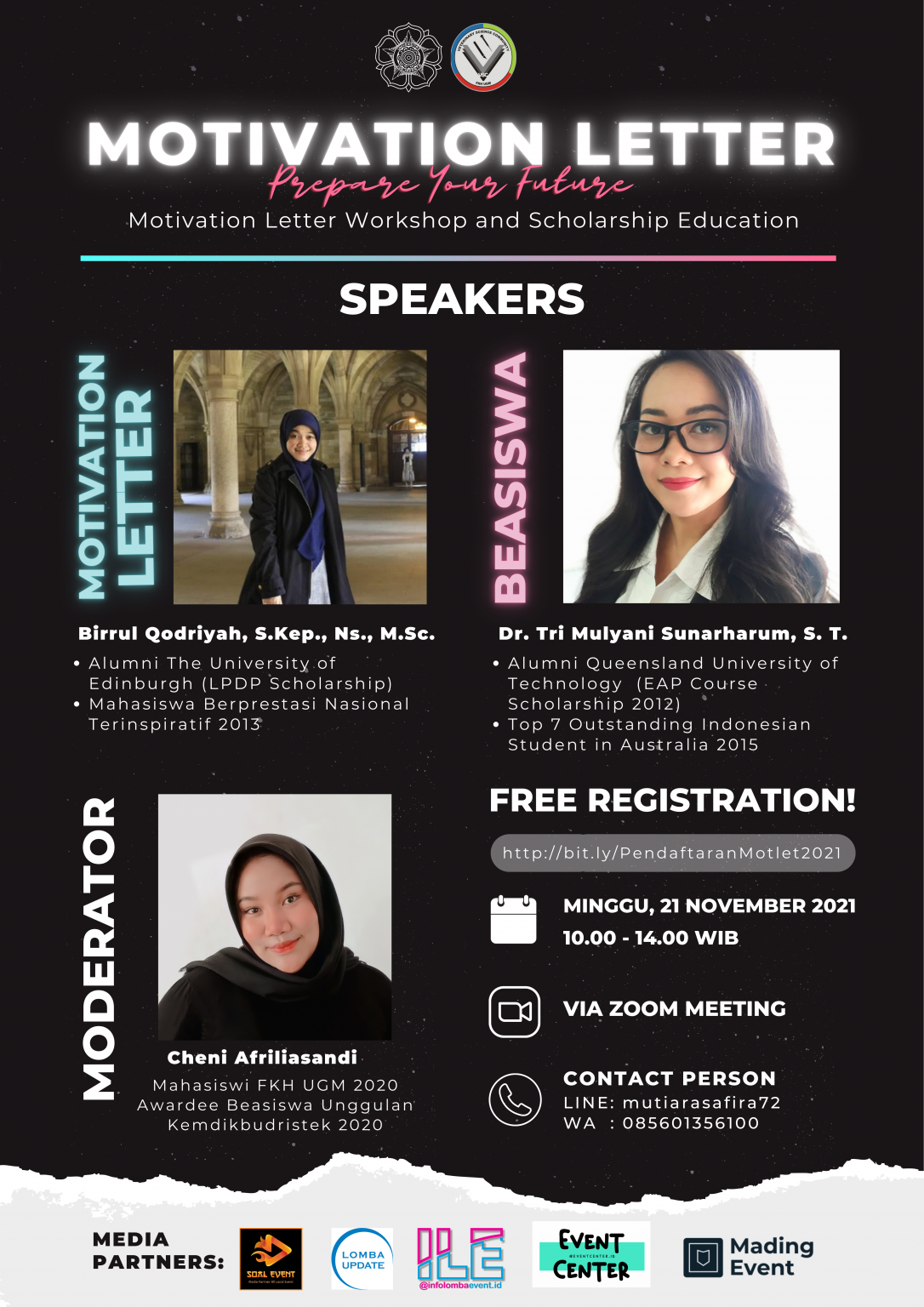 Motivation Letter 2021 “Prepare Your Future: Motivation Letter Workshop ...